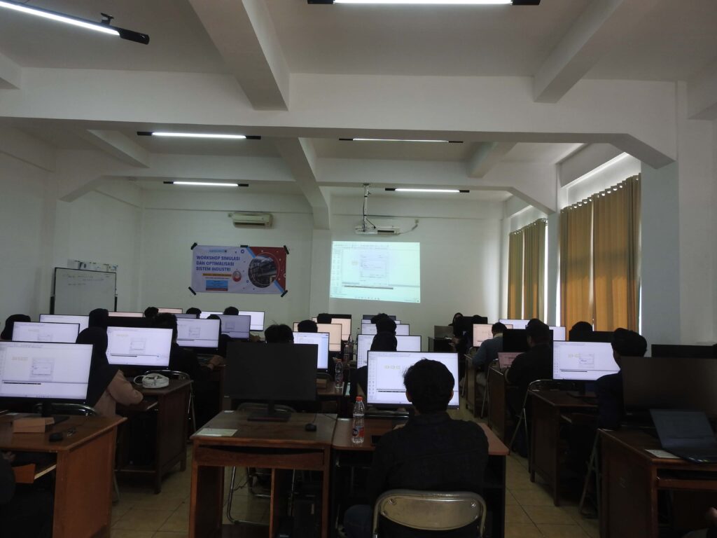 Workshop Simulasi dan Optimasi Sistem Industri Sukses Dilaksanakan 2 Batch